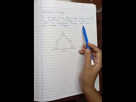Define Equilateral Triangle.