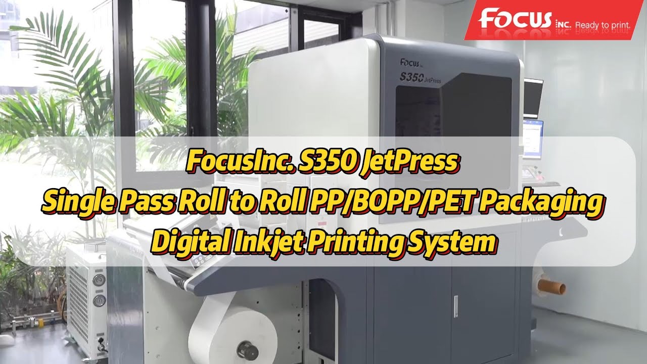New Launch!! JetPress Single Pass Digital Printing Machine, Roll to Roll PET/PP/BOPP UV Printer