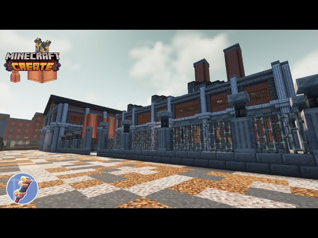 【Mod Building】create mod 0.5 ── steampunk factory Minecraft Map