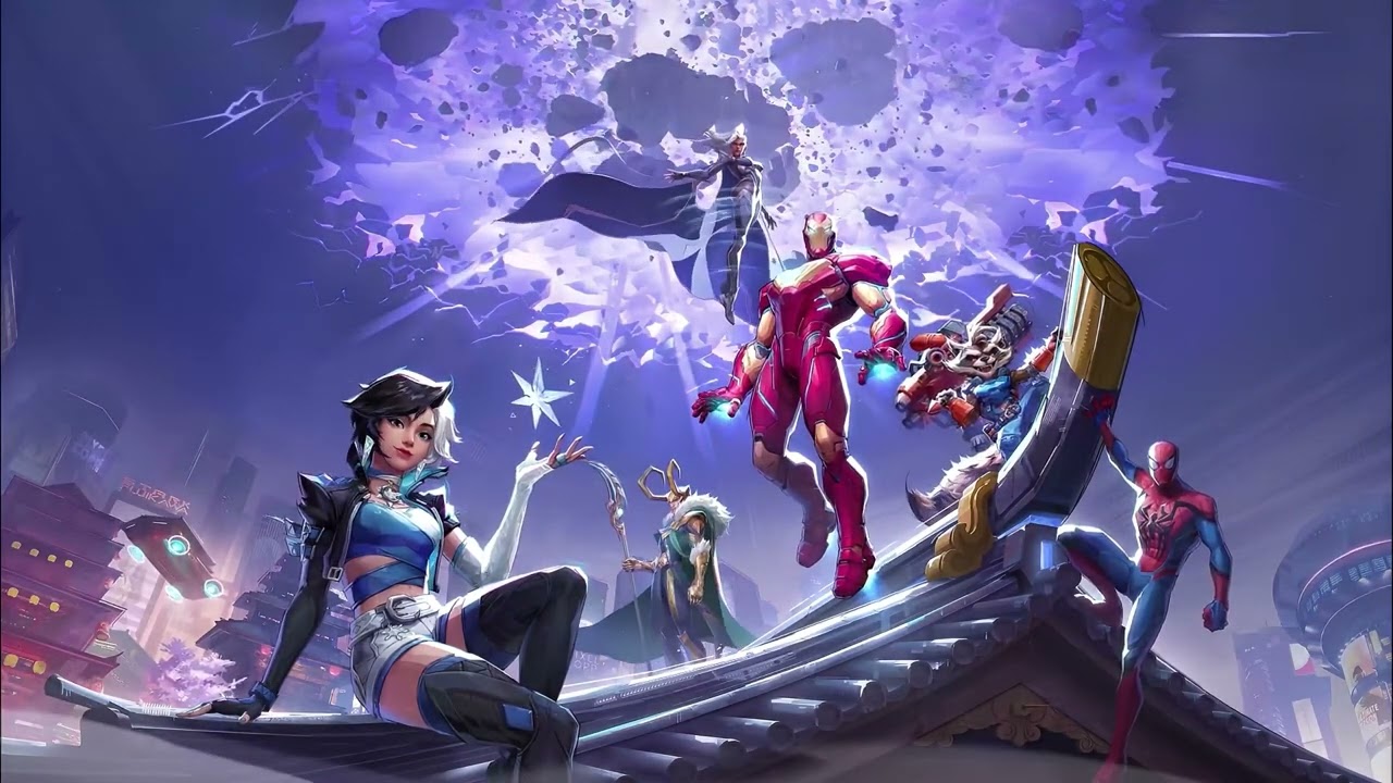 Marvel Rivals Main Background 4k Live Wallpaper | Ultra HD Animated Marvel Theme