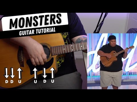 Monsters - GUITAR TUTORIAL (Iam Tongi)