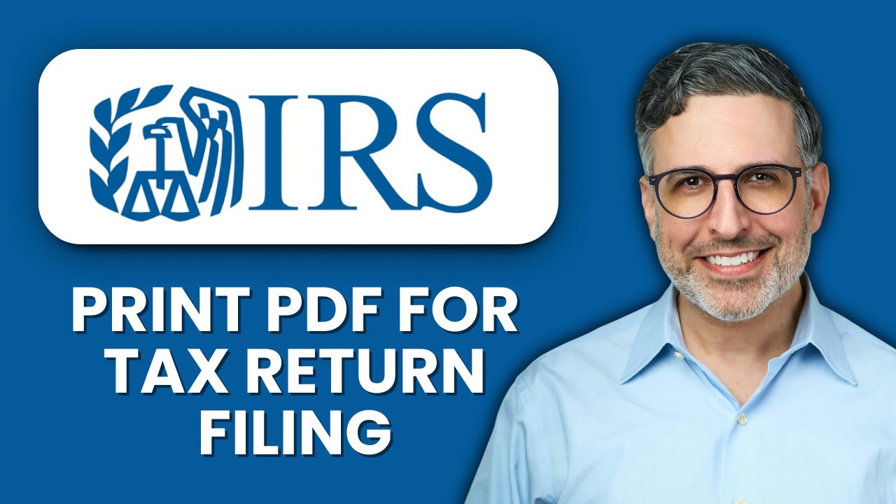 NEW! How to Print a PDF Copy of Your Filed Tax Return (2025) 🖨️ | Save Your Tax Documents Easily