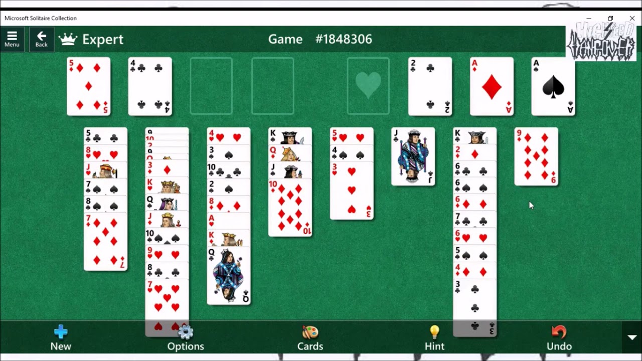 Microsoft Solitaire Collection - Freecell - Game #1848306