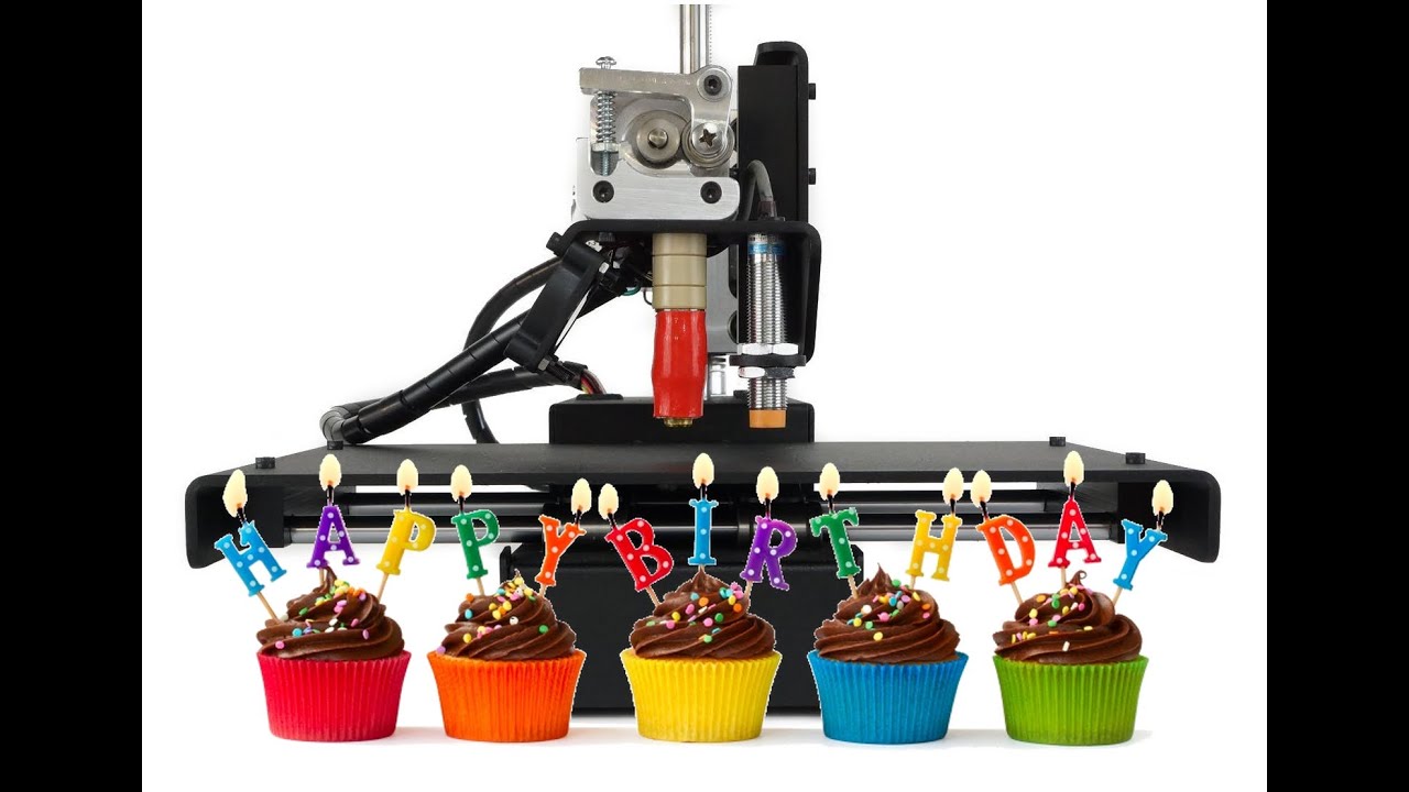 3D Printer playing Happy Birthday.