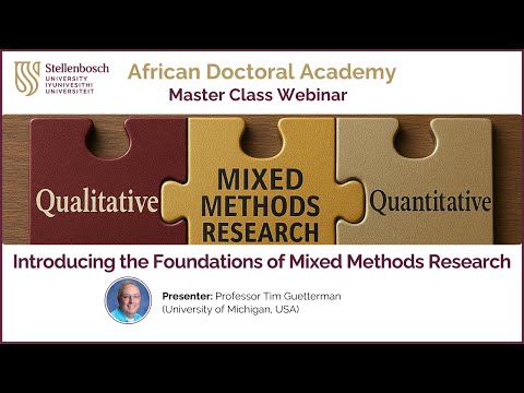 Introducing the Foundations of Mixed Methods Research