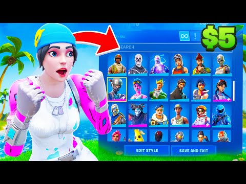 I Got a $5 Fortnite Account On Ebay And This Happened... (OG SKINS)