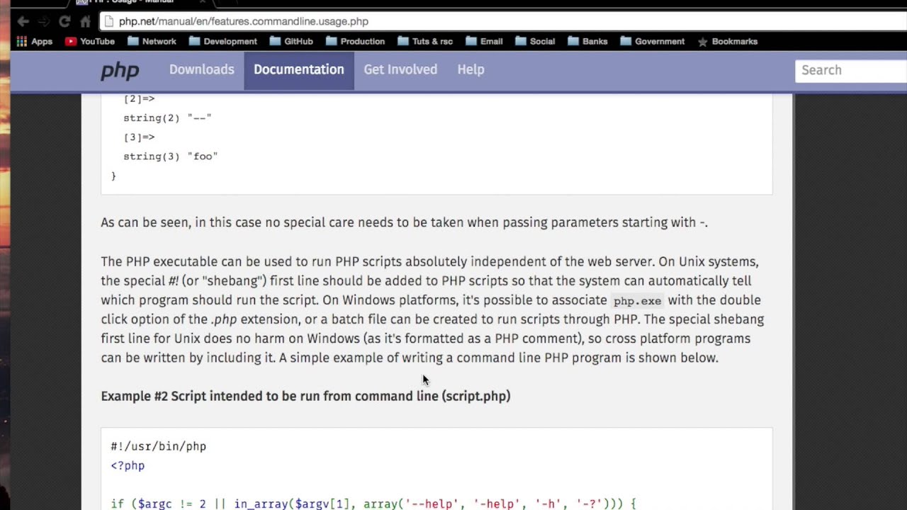ways of executing php code in cli