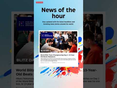 Breaking News: World Blitz Team Championship Day 1: 13-Year-Old Beats Nakamura #world