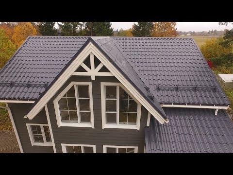 Каркасный дом. Отделка фасадной доской LP SmartSide. Смартсайдинг. Канадский сайдинг
