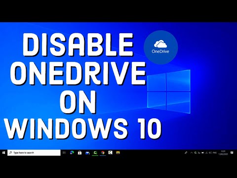 How To Disable OneDrive On Your Windows 10 | Stop syncing a folder in OneDrive