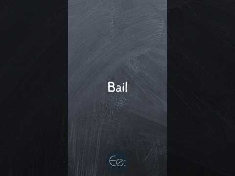 Bail ๐ช๐จ What Does It Mean in Slang? by English explained #slang #words #meaning #explained #tips