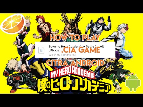 How to Play .Cia Game | Citra Android