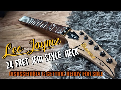 Leo Jaymz Finished 24 Fret JEM style Neck 2021 Vine Of Life | Reverb