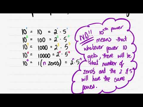 6 Prime factors and the Powers of 10