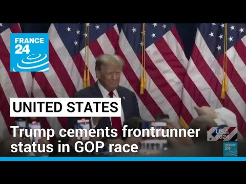 Trump cements frontrunner status in Republican race with landslide Iowa win • FRANCE 24 English