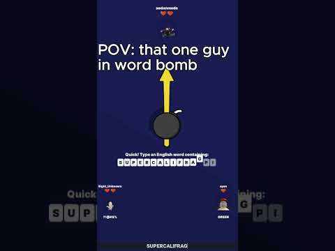 POV: that one guy in word bomb #roblox #wordbomb