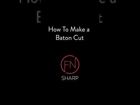 How to Make a Baton Cut Using a Chef’s Knife