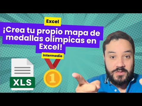 Personaliza tus datos olímpicos con mapas dinámicos en Excel 🥇