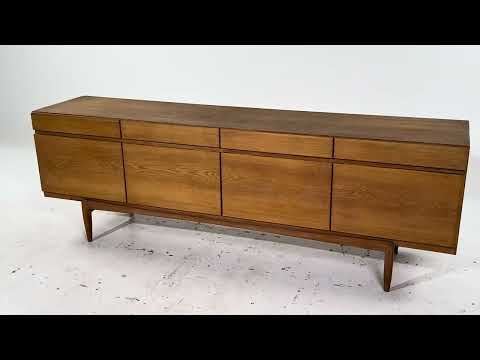 Kofod Larsen for Faarup Møbelfabrik Model 66 Mid Century Danish Teak Credenza