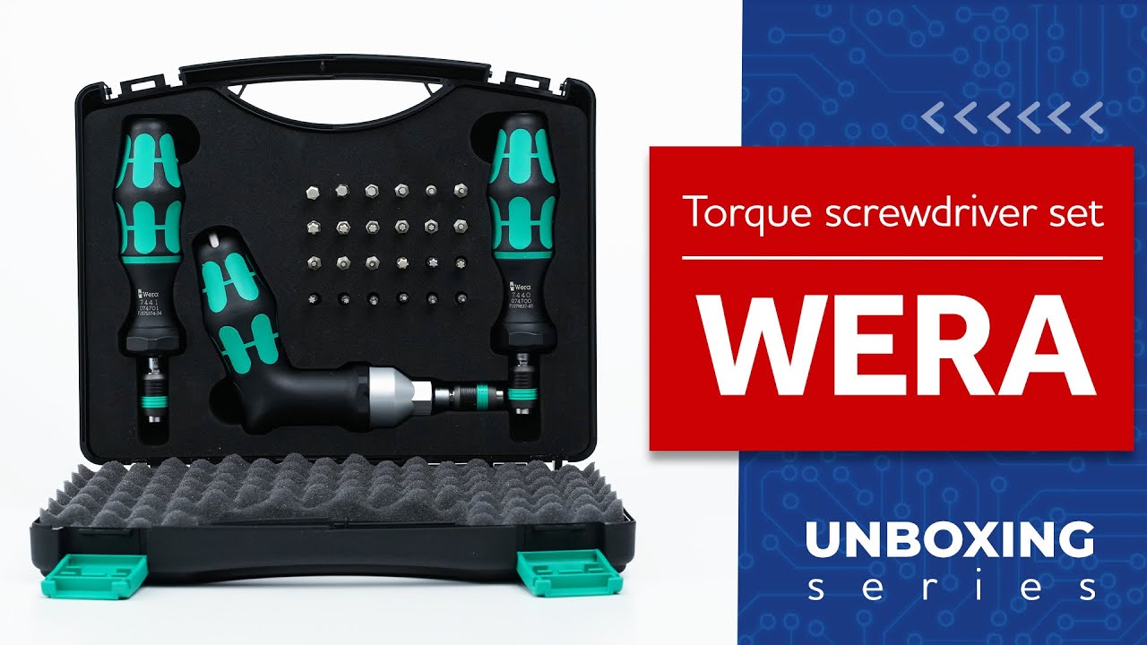 Torque Screwdrivers Set - WERA 05074739001 [UNBOXING]