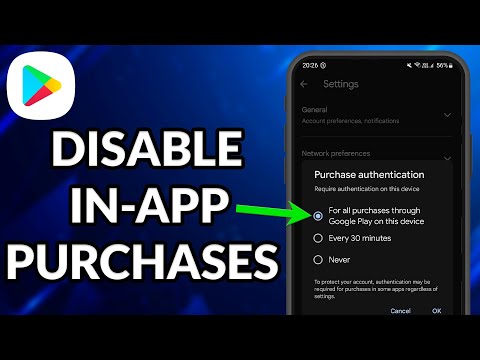 How To Disable In App Purchases Google Play