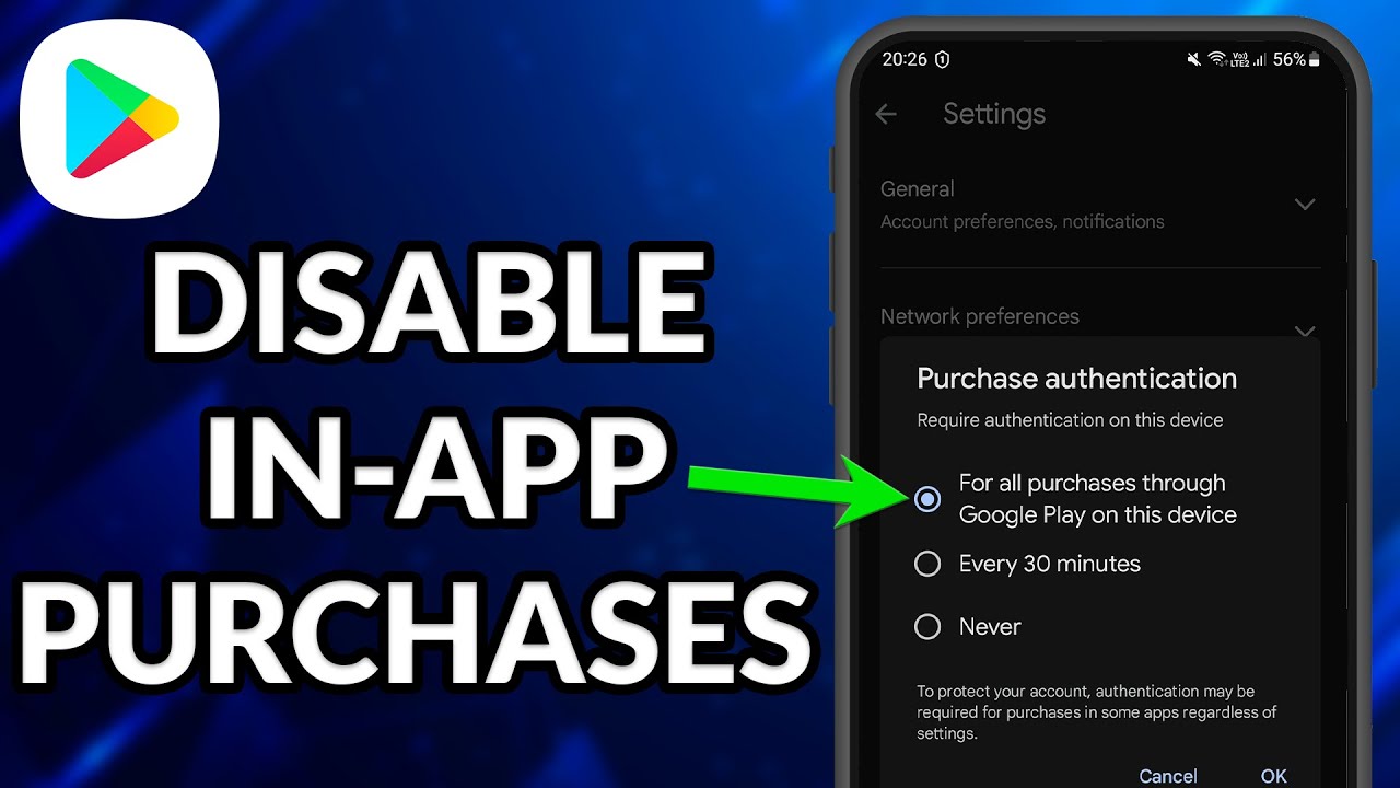 How To Disable In App Purchases Google Play