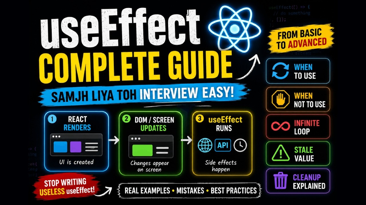 Stop Using useEffect Like This ❌  React useEffect Explained in Depth | Code Dive