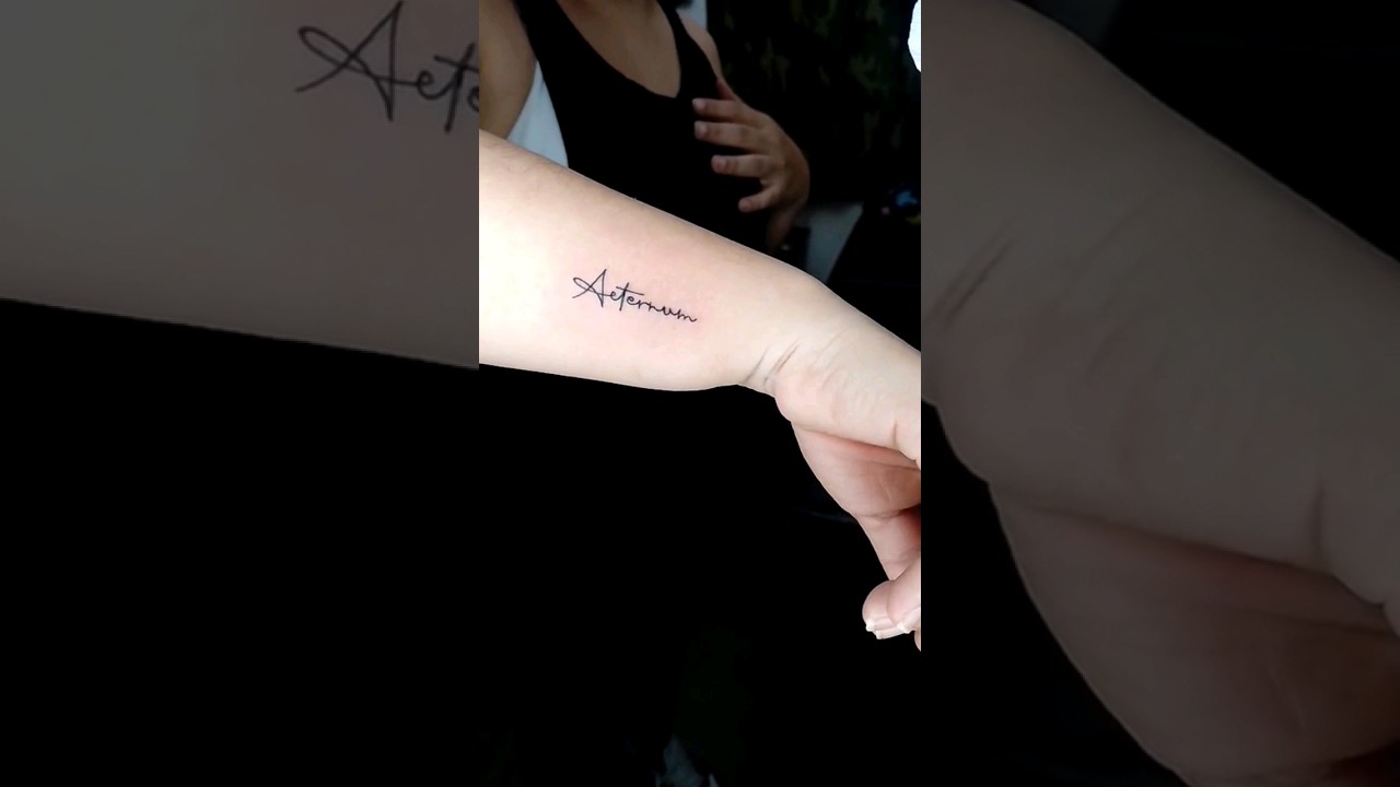 🔴TATTOO TANGAN TULISAN SIMPLE😘😍👍