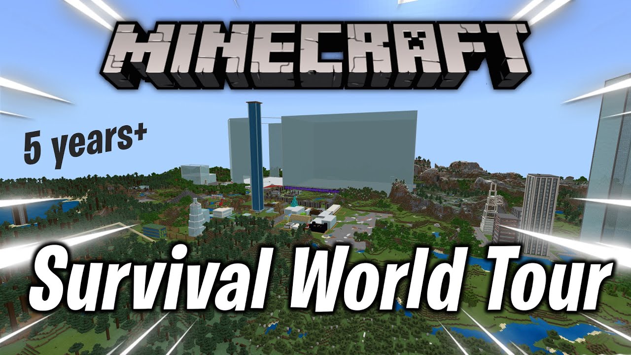 2020 Survival Minecraft World Tour 5+ Years Old