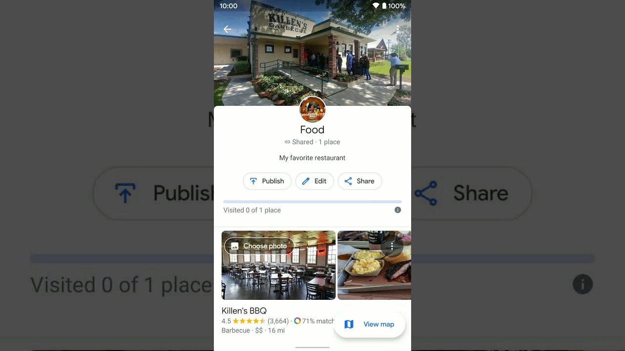 Google Maps: Android: Creating a list