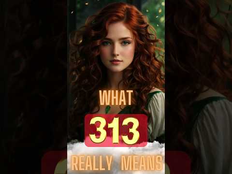 What 313 Really Means 🔥 angel number 313 #shorts #angelnumbers