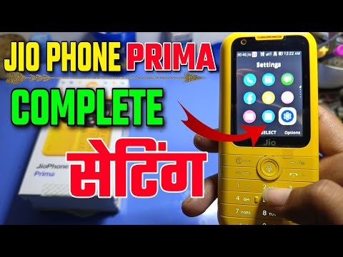 Jio Phone Prima 4g Settings | Jio Phone Prima Settings | jio phone f491 setting | jiophone prima