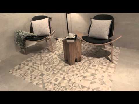 Tiles for casual design - Estuco series by Grespania