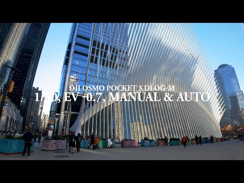 DJI OSMO Pocket 3 10Bit 4K Cinematic DLOG-M - Freedom Tower & The Oculus