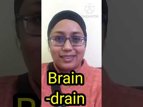 What is Brain-drain in English? Learn English vocabulary|| Ielts essay terms