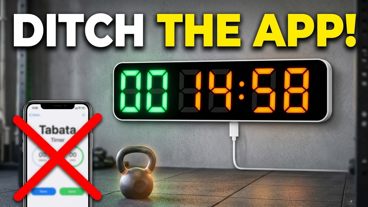 Better than my tabata app?? | LUCORB Gym Timer - Large Digital Gym Clock Wall with Interval Time Pro