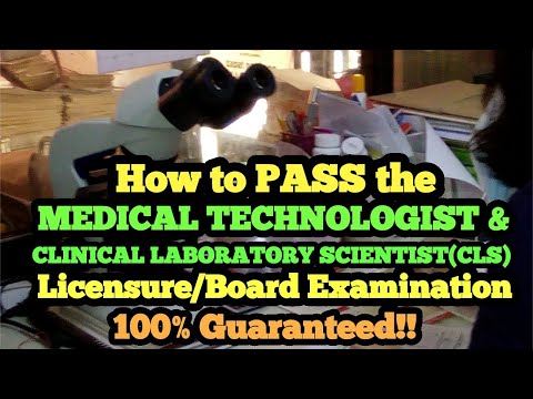 How to PASS the MEDICAL TECHNOLOGIST/CLS BOARD EXAM