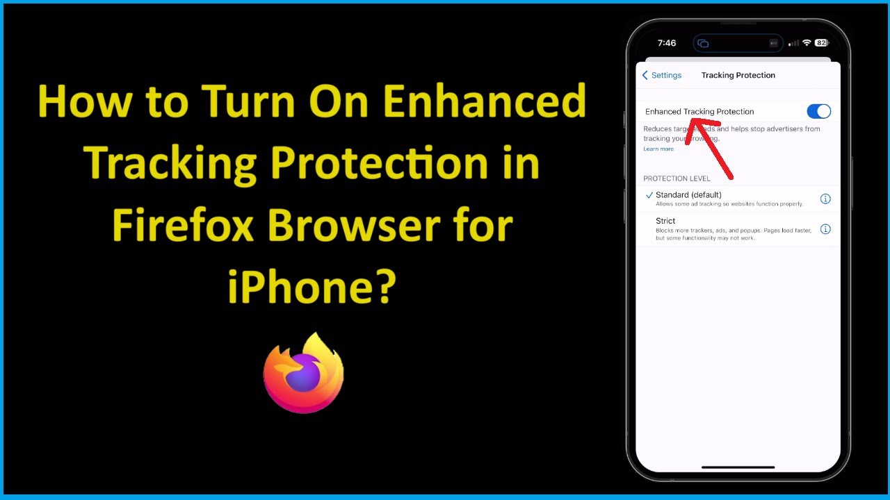 How to Turn On Enhanced Tracking Protection in Firefox Browser for iPhone?