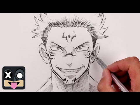 How To Draw Sukuna | Jujutsu Kaisen Step by Step Sketch Tutorial