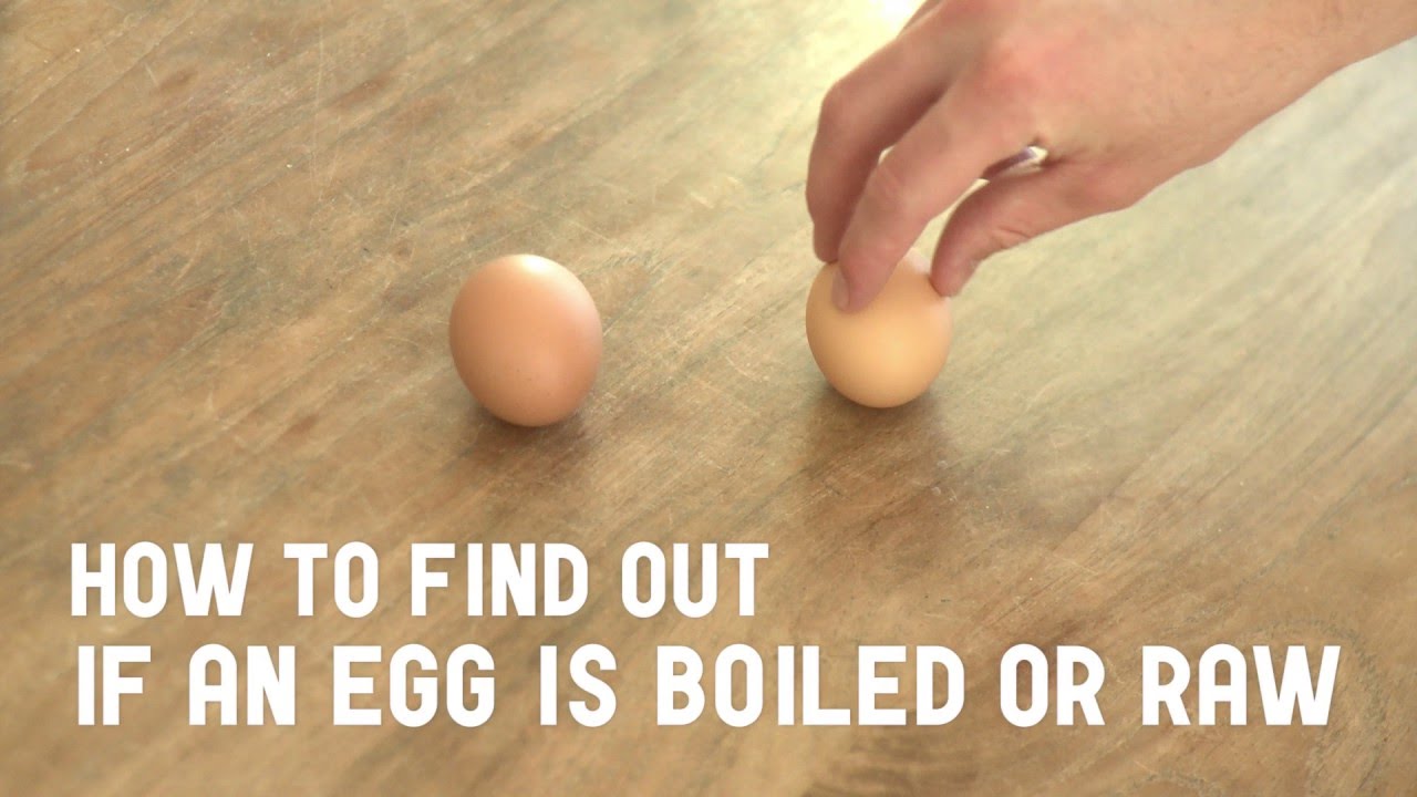 How to find out if an egg is boiled or raw - Learn to Cook | Sikana
