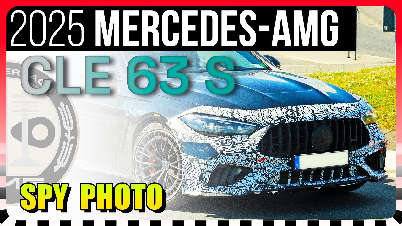 2025 Mercedes-AMG CLE 63 S Spied Presumably With Twin-Turbo V8 ...