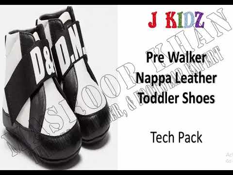 Toddlers Nappa Leather Footwear Design - By Masroor Khan