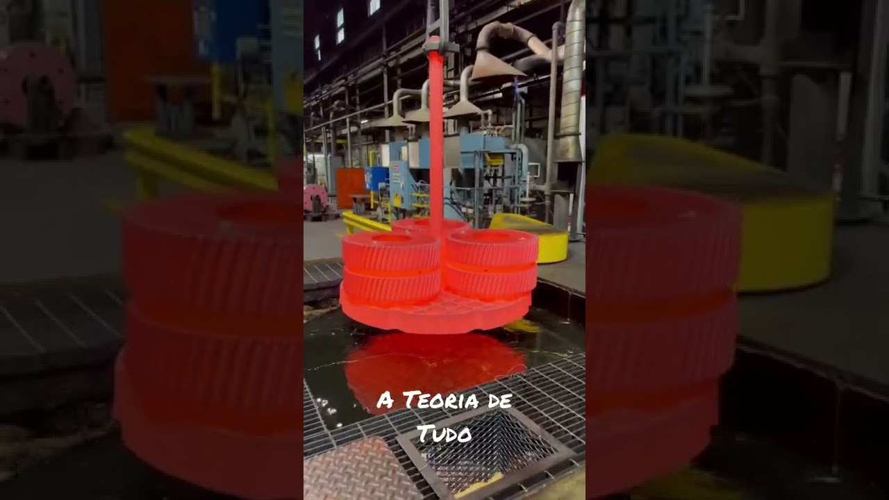 Tratamento térmico em Engrenagens. Têmpera total.