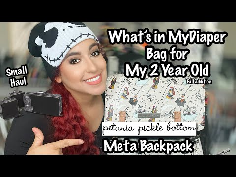 What’s in my Diaper Bag for My 2 Year Old - little haul - Petunia pickle bottom - itspriscillamarie