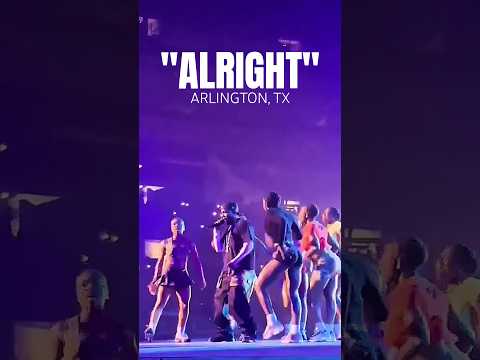Kendrick Lamar transitioned into “Alright” #grandnationaltour #kendricklamar #kdot #SZA #gnx