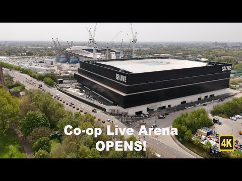 Co-op Arena Manchester - aerial views prior to the major opening delays| #drone