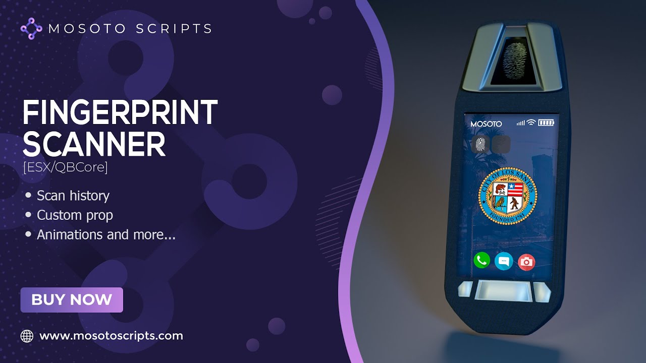 Lifetime Fingerprint Scanner | Mosoto Scripts