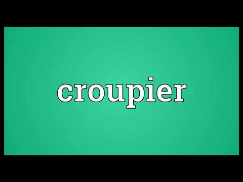 Croupier Meaning