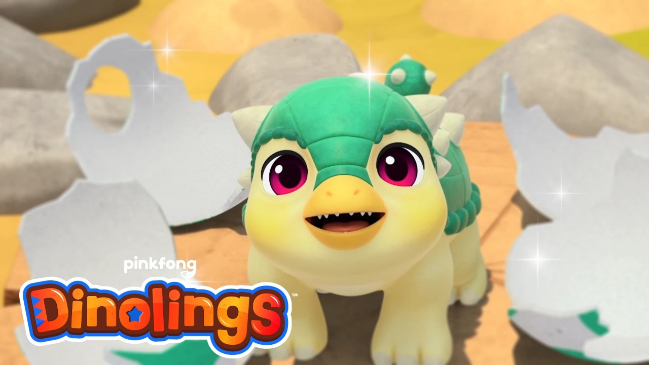 Dino Surprise Egg 🥚 | Ankylosaurus Compilation | Dinolings Official