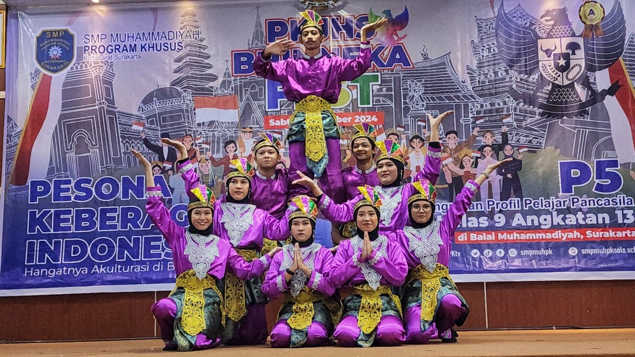 Pentas Projek P5 Kelas 9 SMP Muhammadiyah PK Kottabarat Surakarta 2024